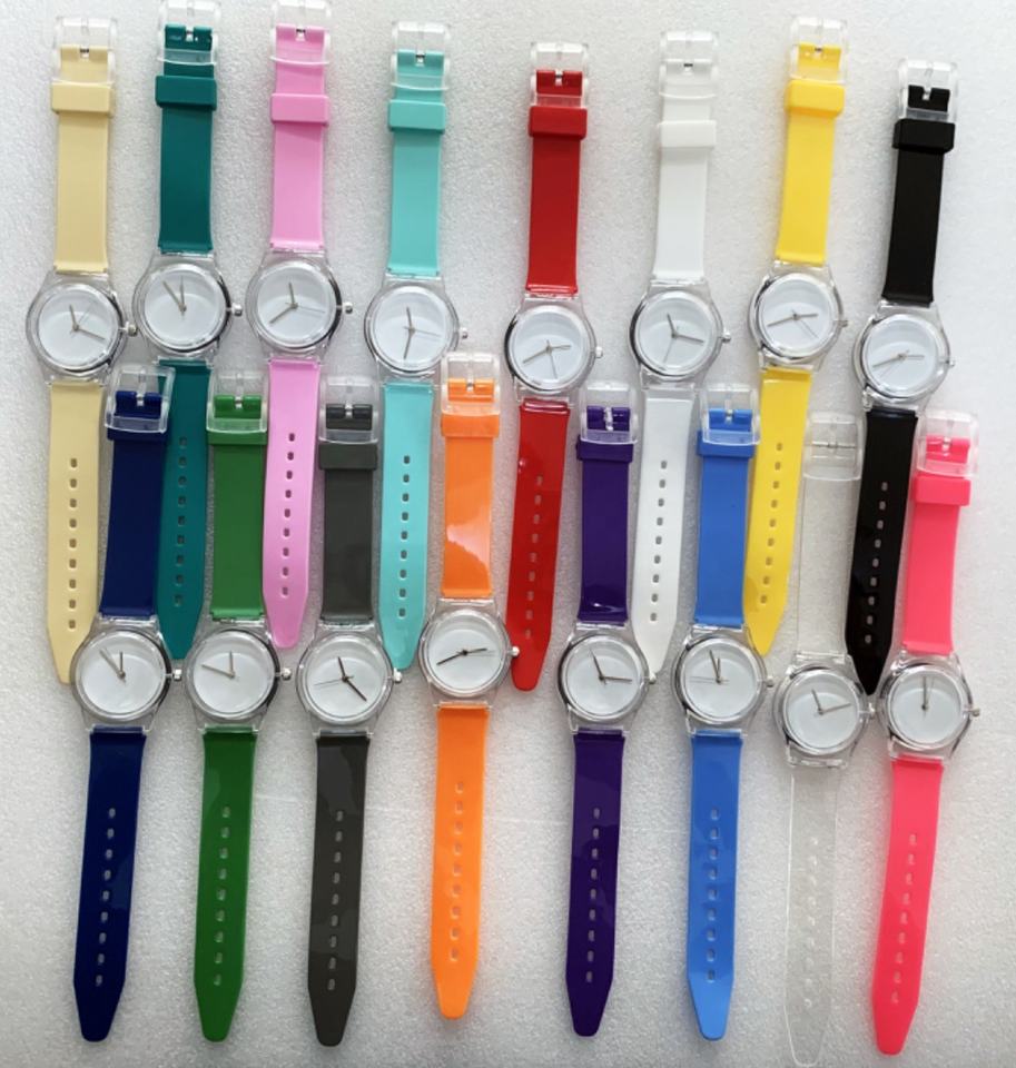 Men Women Custom Photo Plastic Sublimation Wrist Watch Quartz Watches