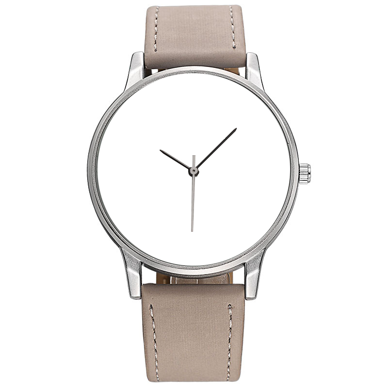 Brown Grey Black Sublimation Blank Watch Dial Custom Logo Watches